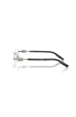 Dolce & Gabbana 60mm Rectangle Optical Glasses - Grey