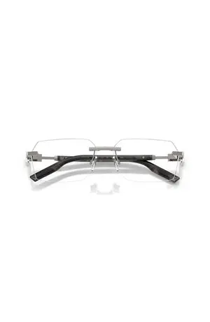 Dolce & Gabbana 60mm Rectangle Optical Glasses - Grey