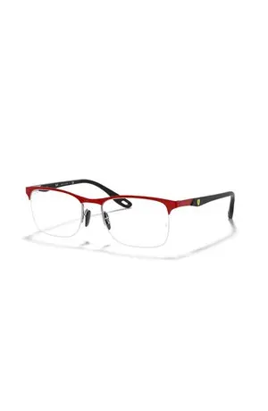 Ray-ban 54mm Square Eyeglasses - Red