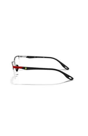 Ray-ban 54mm Square Eyeglasses - Red