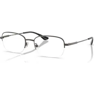 Brooks Brothers 54mm Rectangle Eyeglasses - Grey