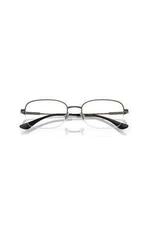 Brooks Brothers 54mm Rectangle Eyeglasses - Grey