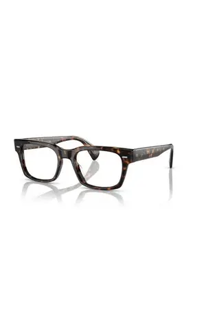 Oliver Spencer 57mm Square Optical Glasses - Tortoise