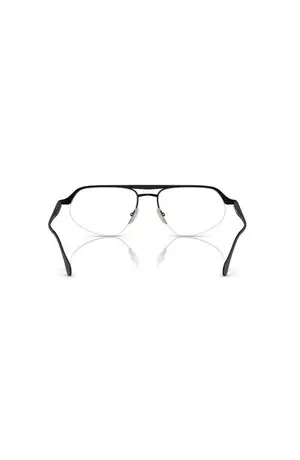 FERRARI 55mm Irregular Eyeglasses - Black