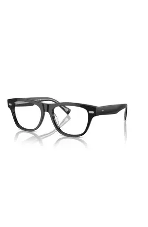 Brunello Cucinelli 54mm Rectangle Eyeglasses - Black