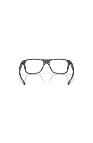 Oakley 46mm Rectangle Full Rim Eyeglasses - Black