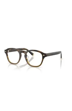 Brunello Cucinelli 50mm Square Optical Glasses - Green