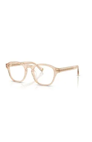 Brunello Cucinelli 50mm Square Optical Glasses - Yellow