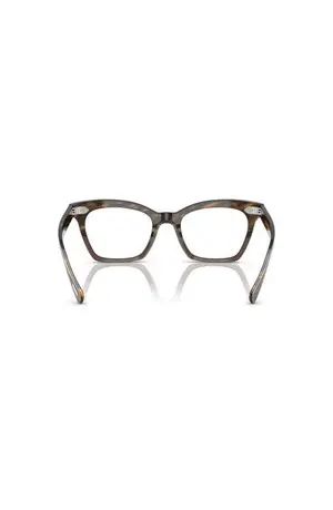Oliver Spencer 52mm Butterfly Eyeglasses - Red
