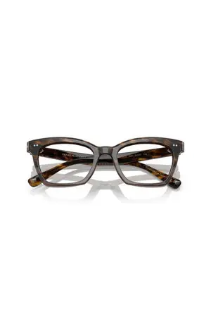 Oliver Spencer 52mm Butterfly Eyeglasses - Red