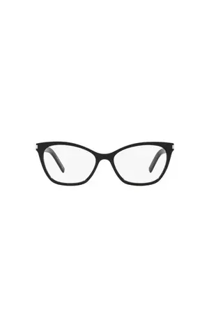 Saint Laurent 54mm Cat Eye Optical Glasses - Black