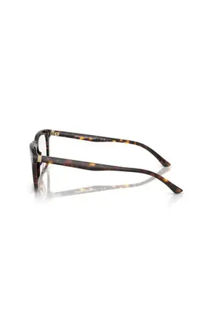 Brooks Brothers 53mm Rectangle Optical Glasses - Tortoise