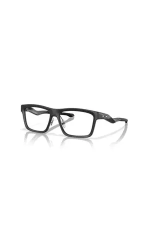 Oakley 50mm Rectangle Full Rim Eyeglasses - Black