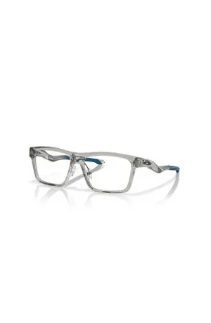 Oakley 50mm Rectangle Full Rim Eyeglasses - Grey