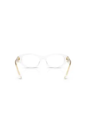 Miu Miu 51mm Irregular Eyeglasses - Transparent
