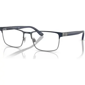 Polo Ralph Lauren 56mm Rectangle Eyeglasses - Grey
