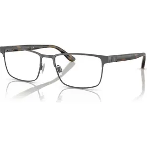 Polo Ralph Lauren 56mm Rectangle Eyeglasses - Grey/tortoise