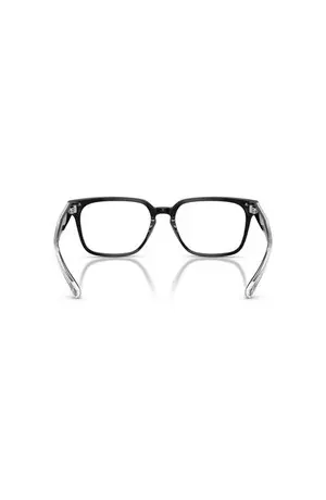 Brooks Brothers 54mm Rectangle Optical Glasses - Black