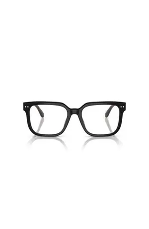 Ralph Lauren 51mm Rectangle Optical Glasses - Black