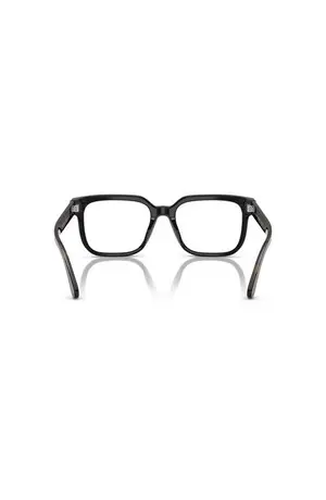 Ralph Lauren 51mm Rectangle Optical Glasses - Black