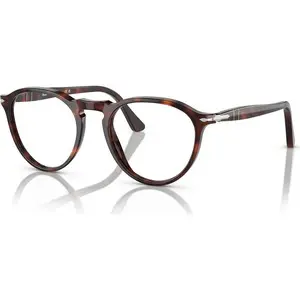 Persol 49mm Phantos Optical Glasses - Tortoise