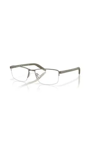 COSTA 55mm Rectangle Eyeglasses - Silver