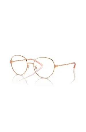 Tory Burch 52mm Round Optical Glasses - Pink
