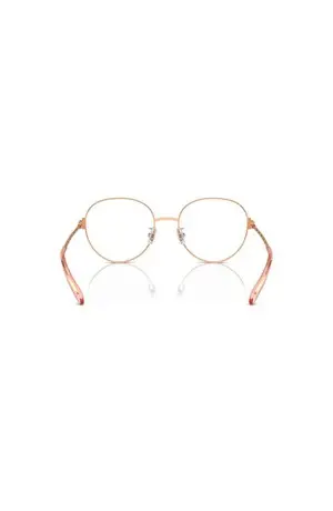 Tory Burch 52mm Round Optical Glasses - Pink