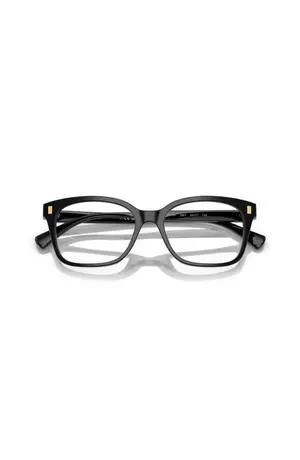 Ralph Lauren Acetate Full Rim Rectangle Eyeglasses - Black