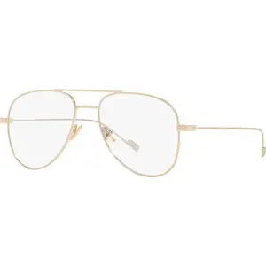 Saint Laurent 55mm Pilot Optical Glasses - Gold