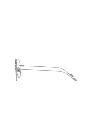 Saint Laurent Aviator Full Rim Eyeglasses - Silver