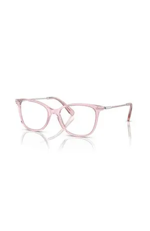 SWAROVSKI 54mm Square Optical Eyeglasses - Pink