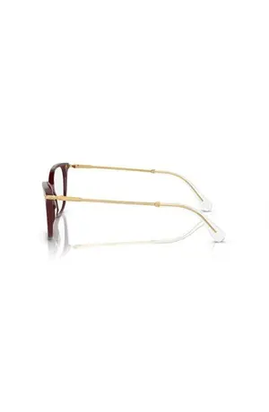 SWAROVSKI 54mm Square Optical Eyeglasses - Red