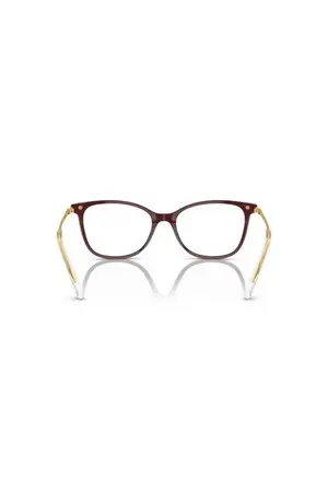 SWAROVSKI 54mm Square Optical Eyeglasses - Red