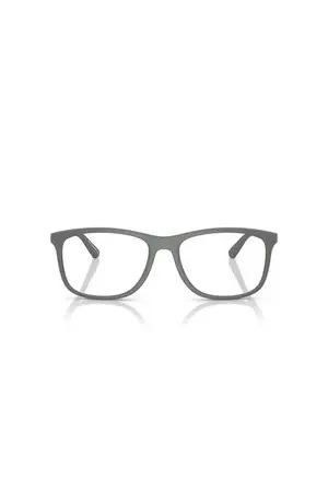 Emporio Armani 53mm Rectangle Optical Glasses - Grey