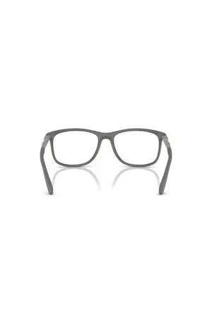 Emporio Armani Rectangle Full Rim Eyeglasses - Grey