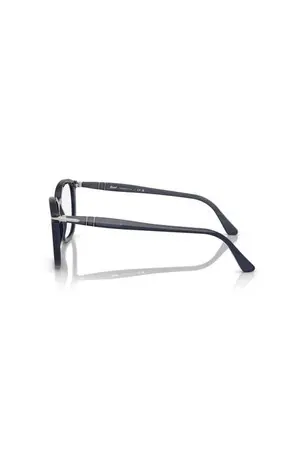 Persol 50mm Rectangle Optical Glasses - Blue