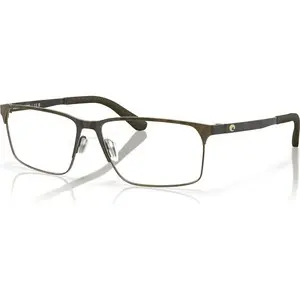 COSTA 56mm Rectangle Eyeglasses - Copper