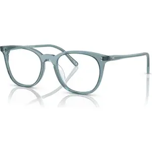 Oliver Spencer 49mm Rectangle Optical Glasses - Blue