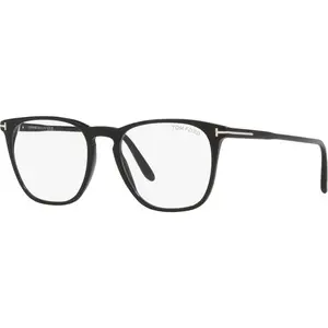 TOM FORD 52mm Round Eyeglasses - Black