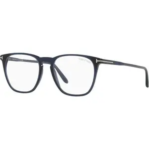 TOM FORD 52mm Round Eyeglasses - Blue
