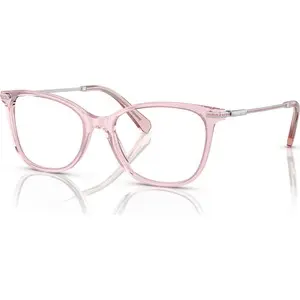 SWAROVSKI 52mm Square Optical Glasses - Pink