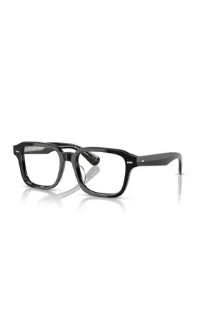 Oliver Spencer 51mm Full Rim Rectangle Eyeglasses - Black
