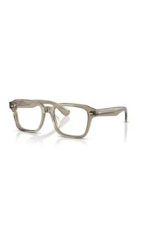 Oliver Spencer 51mm Full Rim Rectangle Eyeglasses - Green
