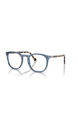 Persol 51mm Phantos Optical Glasses - Blue