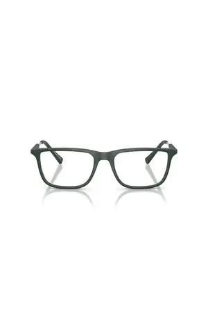 Armani Exchange 54mm Rectangle Eyeglasses - Green