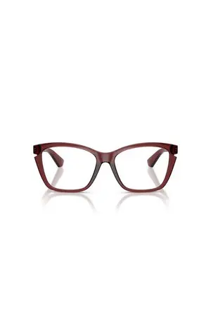 Burberry 54mm Cat Eye Optical Glasses - Red