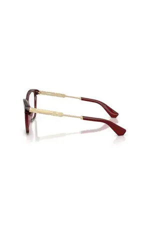 Burberry 54mm Cat Eye Optical Glasses - Red