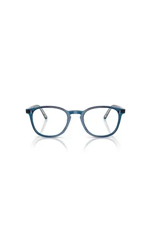 Oliver Spencer 52mm Square Optical Glasses - Blue