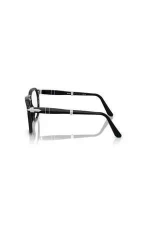 Persol 52mm Square Eyeglasses - Black